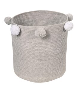 lorena canals bsk baby bubbly grey basket