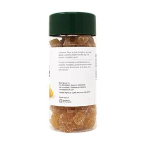 Badia Organic Crystallized Ginger, 10 Ounce, Dark Golden, (BA083)