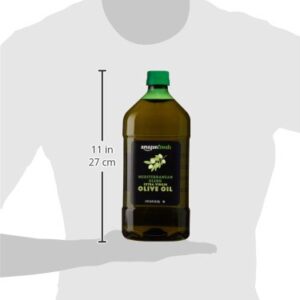 Amazon Fresh, Mediterranean Blend Extra Virgin Olive Oil, 2 Qt (2L)