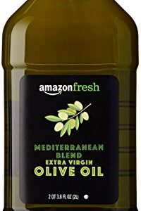 Amazon Fresh, Mediterranean Blend Extra Virgin Olive Oil, 2 Qt (2L)