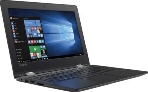 lenovo - flex 4 1130 2-in-1 80u30001us 11.6" touch-screen laptop - intel celeron - 2gb memory - 64gb emmc flash memory - black