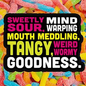 Trolli Sour Brite Crawlers Candy, Sour Gummy Worms, Springtime Easter Candy, 28.8 Ounce Resealable Bag