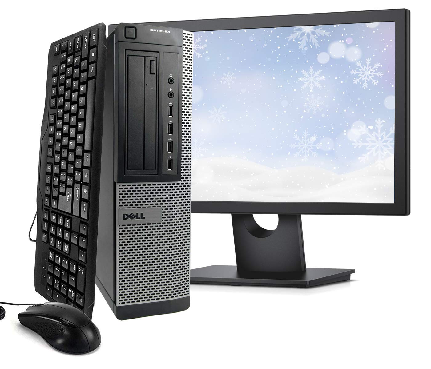 Dell Optiplex 7010 Desktop Computer Tower PC (Intel Core i5-3470, 8GB Ram, 256GB SSD, DVD-RW, WiFi, Keyboard Mouse) Windows 10 (Renewed)