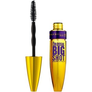 maybelline volum' express the colossal big shot washable mascara, brownish black, 0.33 fl. oz.