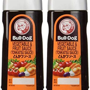 Bull-Dog Vegetable & Fruit Tonkatsu Sauce 10.1 Fl. Oz. (2 Bottles)