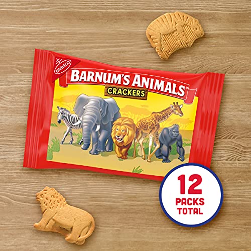 Barnum's Original Animal Crackers, 12 Snack Packs