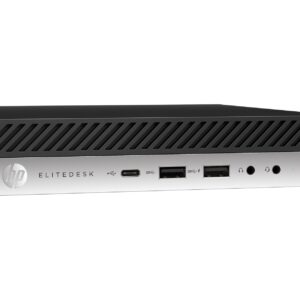 HP EliteDesk 800 G3 Desktop Computer Intel Core i5-7500T 2.7GHz 8GB DDR4 SDRAM 256GB SSD Windows 10 Pro 64-bit (English) - Mini PC Model 1FY84UT#ABA