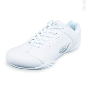 eight count unity cheer shoe (5.0) white/metallic silver