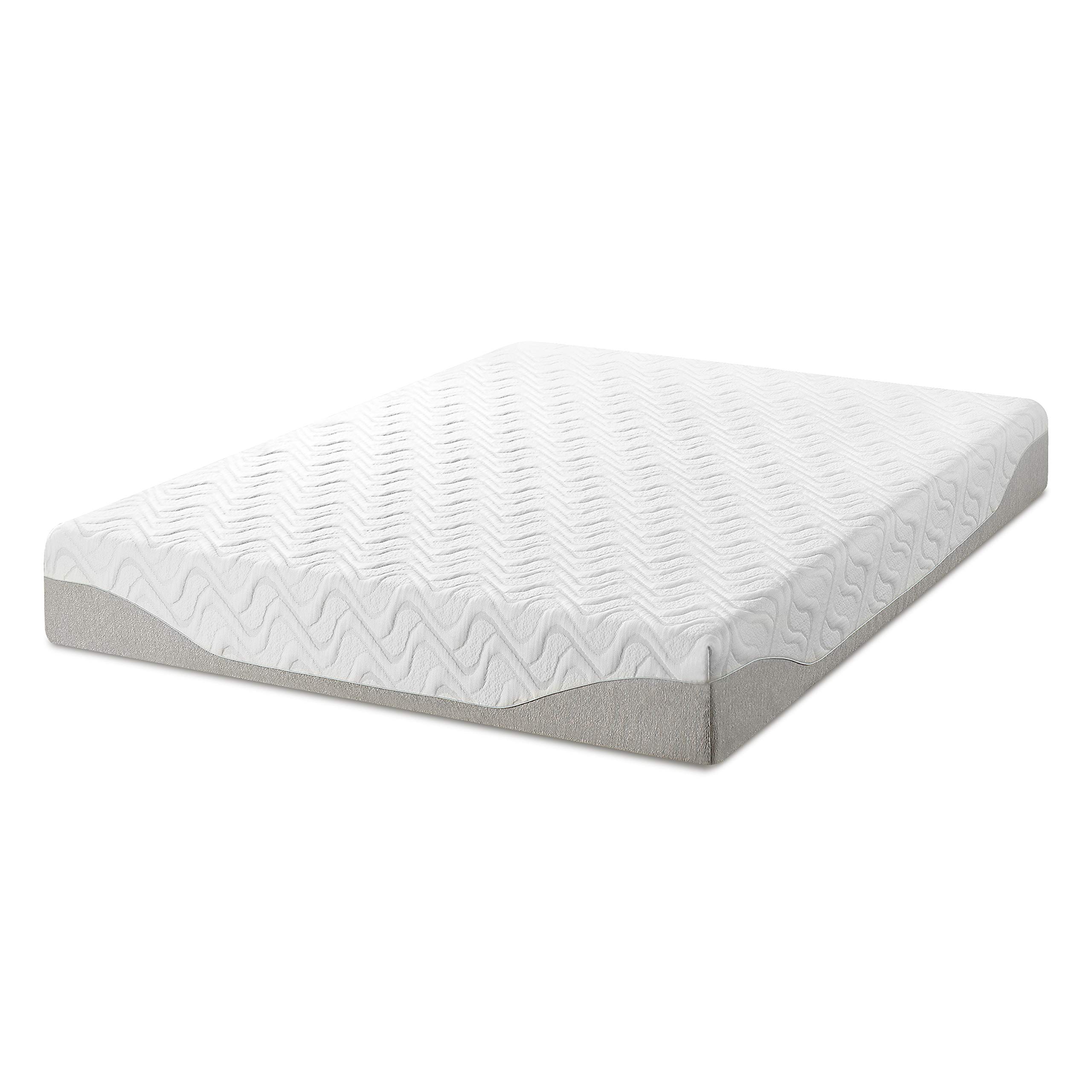 Best Price Mattress 9" Gel Infused Memory Foam Mattress, King, White