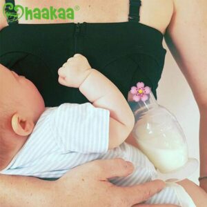 Haakaa 4oz/100ml Silicone Breast Pump with Suction Base 100% Food Grade Silicone BPA PVC and Phthalate Free