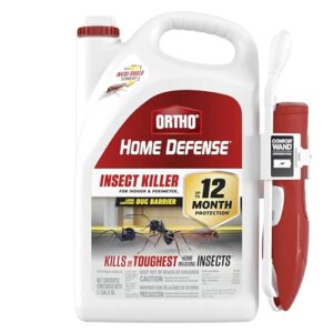 ortho home defense insect killer for indoor & perimeter2 with comfort wand, controls ants, roaches, and spiders, 1.1 gal.