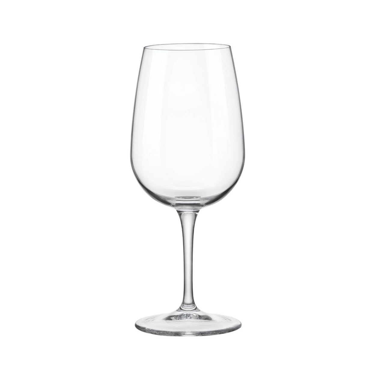 Bormioli Rocco Spazio Medium Wine Glass, 14 1/4 Ounce, Set of 4 Glassware Set, Clear