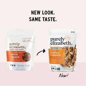 Purely Elizabeth, Pumpkin Cinnamon, Ancient Grain Granola, Gluten-Free, Non-GMO, 12 Ounce (Pack of 3)