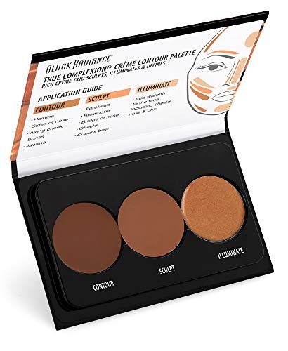 Black Radiance True Complexion Creme Contour Palette, Medium to Dark, 7.5 Gram