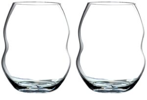 riedel swirl white wine glasses, set of 2