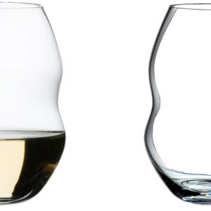 Riedel Swirl White Wine Glasses, Set of 2