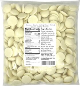 merckens coating melting wafers white melting chocolate, 2 pounds