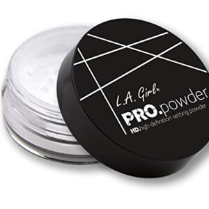 L.A. Girl Pro Powder High Definition Setting Powder Translucent Pack, Matte finish, Clear, 3 Count(Pack of 1)