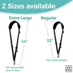 HiiGuy Camera Strap, Adjustable Padded Sling for All SLR and DSLR Cameras, Neck and Shoulder Strap, 32 Inches Long, with Screw Mount, Safety Tether