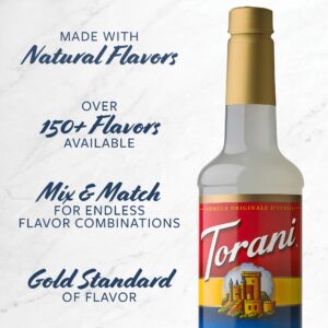 Torani Variety Pack Caramel, French Vanilla, Vanilla & Hazelnut, 25.4 Ounces (Pack of 4)