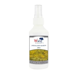 war world scenics static grass layering spray 250ml for model railway dioramas & wargame terrain