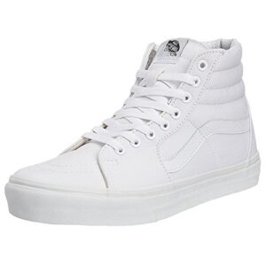 vans unisex sk8-hi true white vn000d5iw00 mens 6, womens 7.5