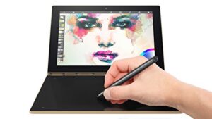 lenovo yoga book - fhd 10.1" android tablet - 2 in 1 tablet (intel atom x5-z8550 processor, 4gb ram, 64gb ssd), champagne gold, za0v0091us