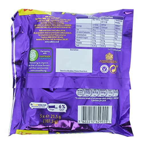 Cadbury's 5pk Twirl (108g)