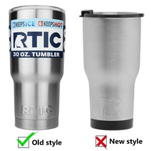 30 oz Tumbler Lids, Fits for YETI Rambler, Ozark Trail, Old Style Rtic(Launched before 2016) and More, SENHAI 3 Pack Spill-proof Splash Resistant Lids Covers for Tumblers Cups (Black 4.3x3.55inches)