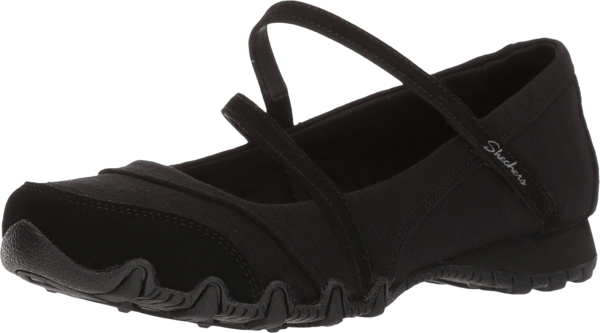 Skechers Women's Bikers - Get-Up Shoe, black, 8.5 M US