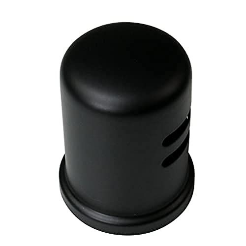 Westbrass R201-1-62 1-3/4" x 2-3/4" Solid Brass Air Gap Cap Only, Skirted, 1-Pack, Matte Black