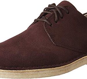 Clarks - Mens Desert London Low Boot, Size: 7.5 D(M) US, Color: Burg Suede