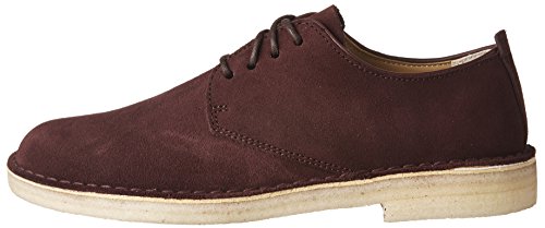 Clarks - Mens Desert London Low Boot, Size: 7.5 D(M) US, Color: Burg Suede