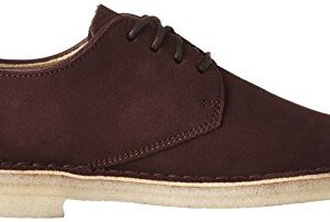 Clarks - Mens Desert London Low Boot, Size: 7.5 D(M) US, Color: Burg Suede