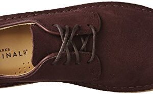 Clarks - Mens Desert London Low Boot, Size: 7.5 D(M) US, Color: Burg Suede