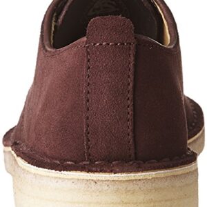 Clarks - Mens Desert London Low Boot, Size: 7.5 D(M) US, Color: Burg Suede