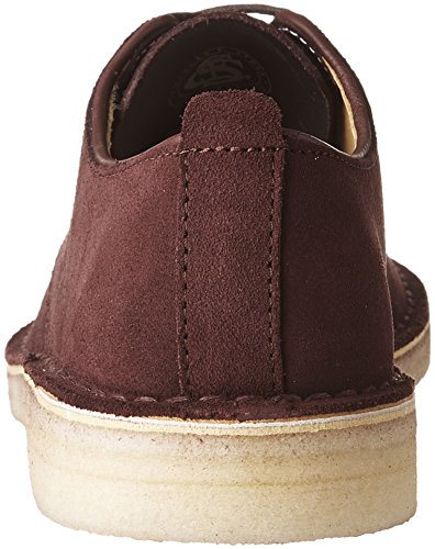 Clarks - Mens Desert London Low Boot, Size: 7.5 D(M) US, Color: Burg Suede