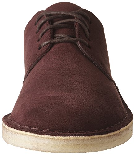 Clarks - Mens Desert London Low Boot, Size: 7.5 D(M) US, Color: Burg Suede