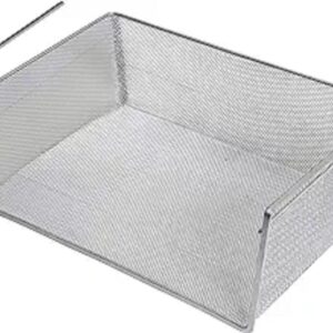 YBM Home Under Shelf Basket (2-Pack) Mesh Stainless Steel Storage Under Cabinet Hanging Basket Rack Maximize Space in Cabinets, Pantry Room, Bathroom, Laundry Room, and More, 1131