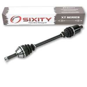 sixity xt front left cv axle compatible with polaris 500 le 700 ranger xp 2007 2006