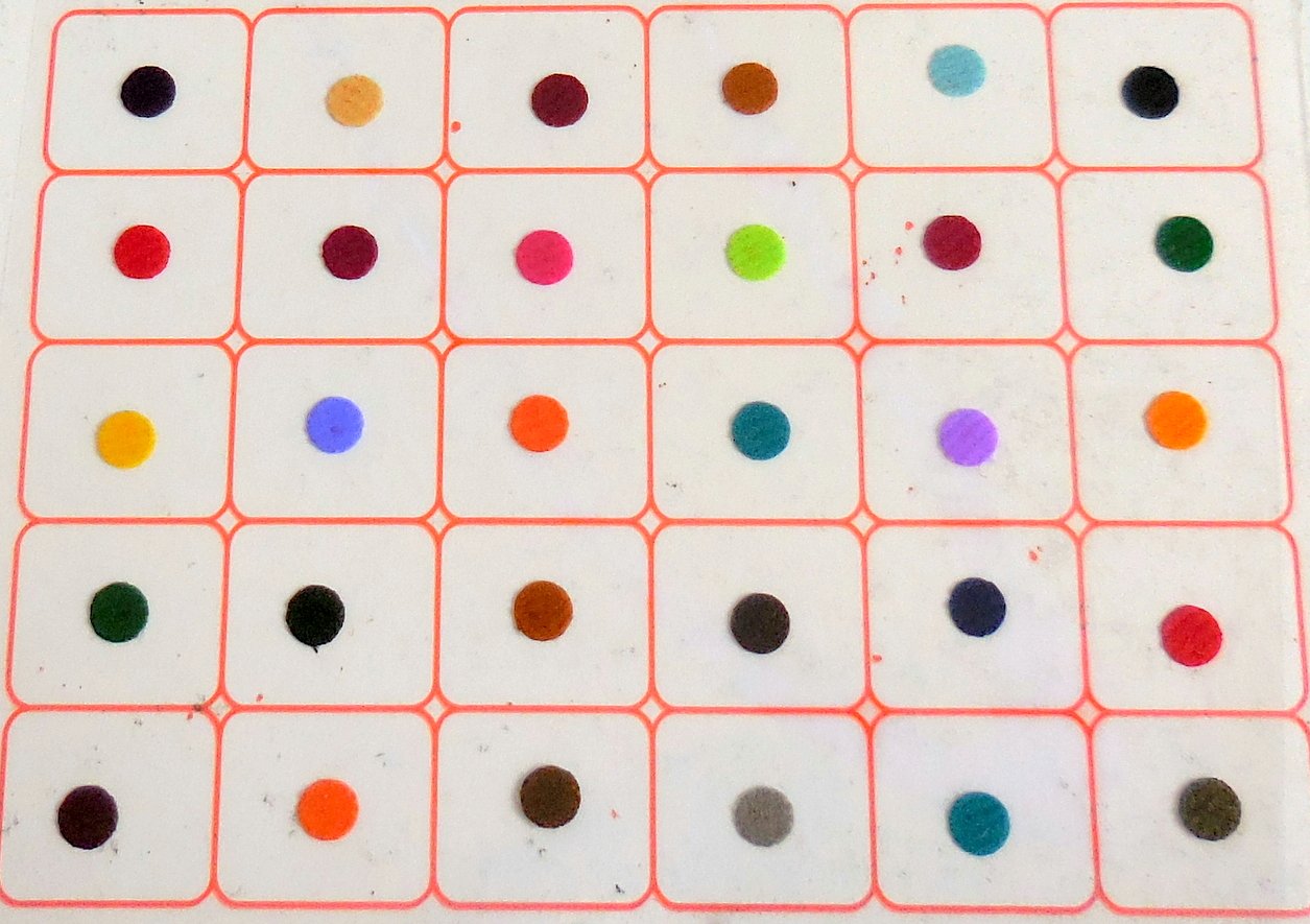 720 X Count Bindi dots Multi size multicolor Bindi Round Bindi Polka dots daily use bindi stickers (Multicolored)