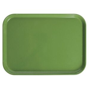 cambro camtray® rectangular limeade fiberglass tray - 18" l x 14" w