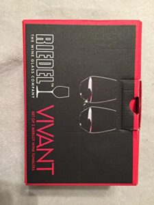 riedel vivant set of two merlot wine tumblers