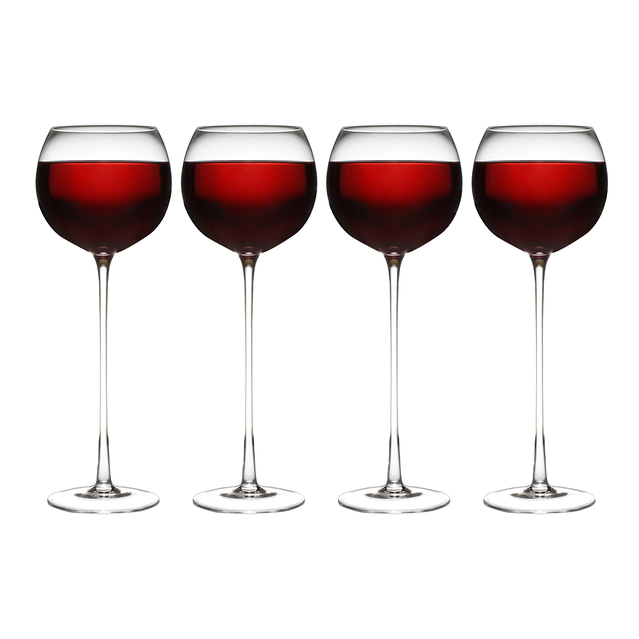 Set of 4 Long Stemmed Wine Glass's