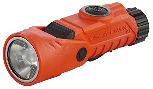 Streamlight 88901 Vantage 180 X Helmet Mounted and Right Angle Firefighter Flashlight with Helmet Bracket, Orange