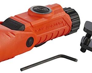 Streamlight 88901 Vantage 180 X Helmet Mounted and Right Angle Firefighter Flashlight with Helmet Bracket, Orange