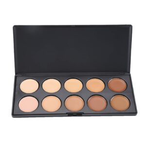 vodisa 10 colour makeup contour palette-cream concealer kit- blemish face contouring highlighter palette- sleek cosmetics professional base foundation beauty make up cream makeup blemish pallet