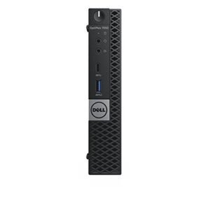 Dell OptiPlex 7050 Micro Form Factor Desktop Computer, Intel Core i7-7700T, 8GB DDR4, 128GB Solid State Drive, Windows 10 Pro (F9WXM)