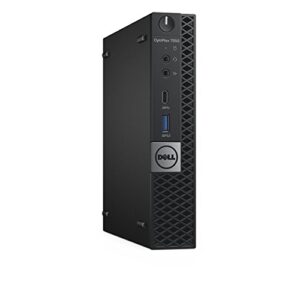 Dell OptiPlex 7050 Micro Form Factor Desktop Computer, Intel Core i7-7700T, 8GB DDR4, 128GB Solid State Drive, Windows 10 Pro (F9WXM)