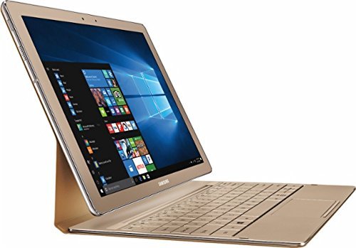 Samsung Galaxy TabPro S 12" Full HD+(2160x1440) High Performance TouchScreen Convertible 2-in-1 Laptop, Intel Core M3, 8GB RAM, 256GB SSD, Win10, Gold